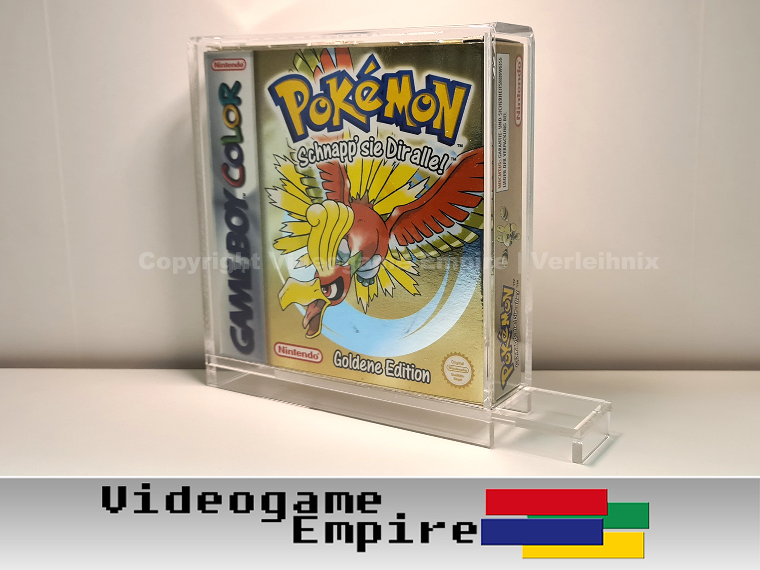 Acryl Box Spiele OVP Nintendo Game Boy SNES N64 Switch PlayStation Sega ...