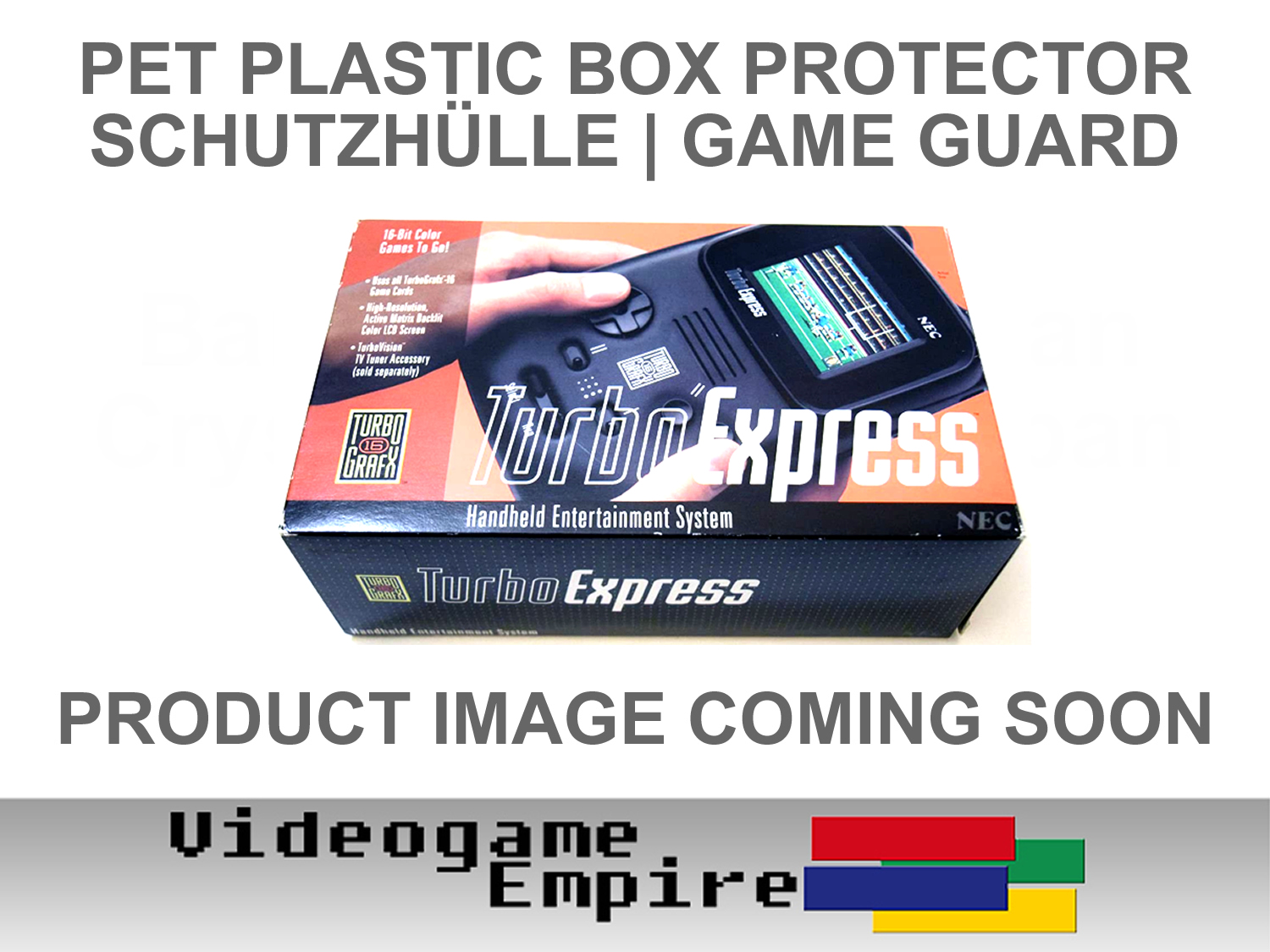 TurboGrafx Turbo Express Konsole OVP Box Protector Schutzhülle - Shop ...