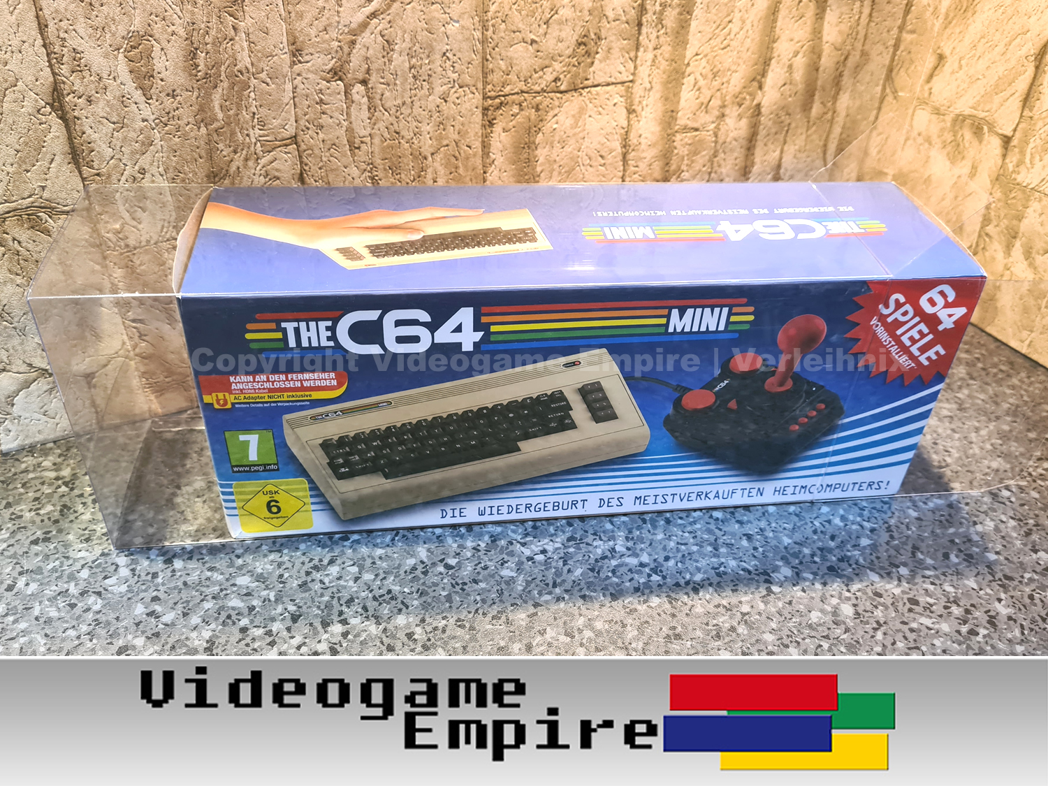 Commodore 64 Konsole Box Protector Schutzhülle - Shop für Videospiel ...