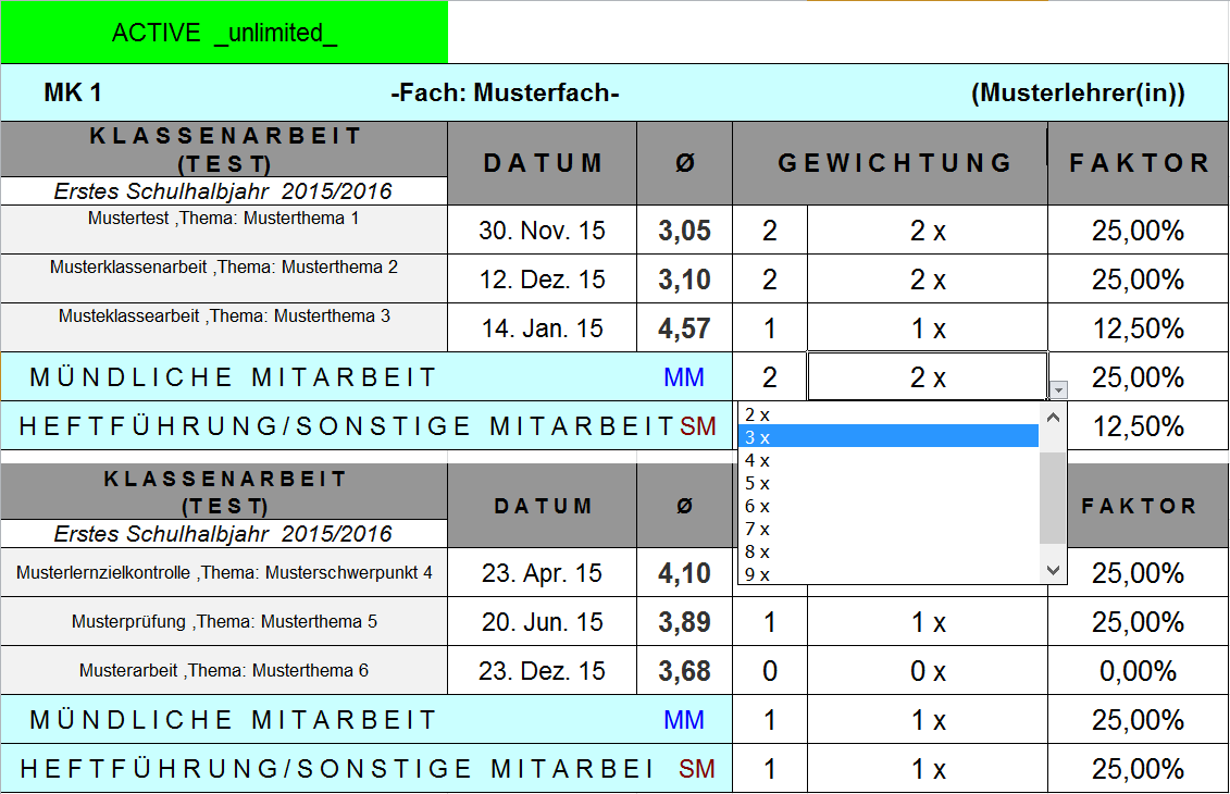 Notenverwaltung - Die Software zur Notenverwaltung und ...