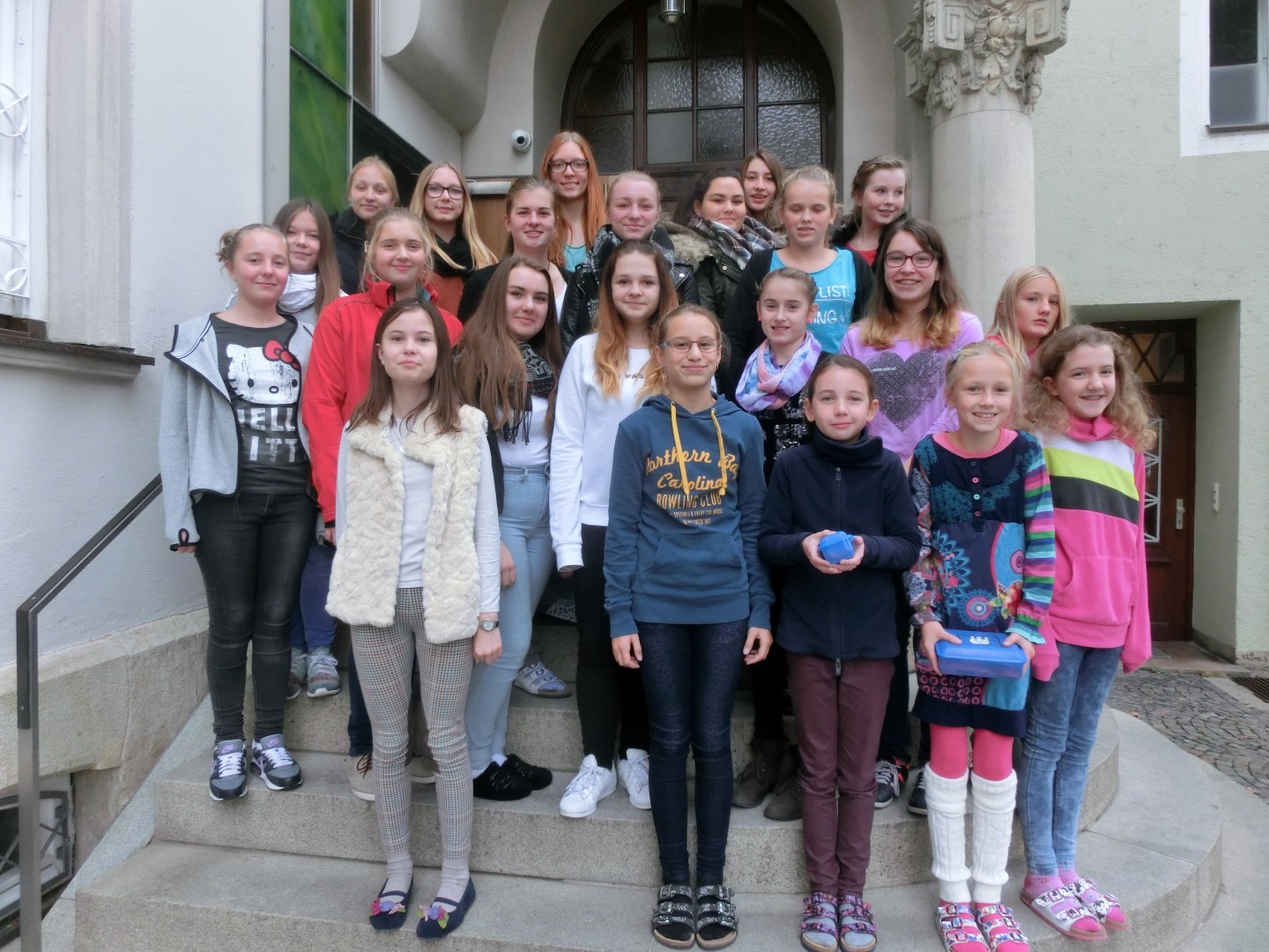 Unsere Klassensprecherinnen - Mädchenrealschule Niedermünster, Regensburg