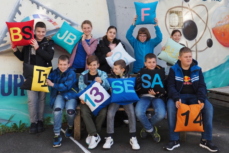 TTG Textil 5. PS, "Harte Arbeit - weiches Kissen" - Schule Wauwil