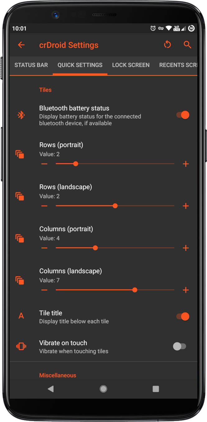 crDroid - MotoX4Custom