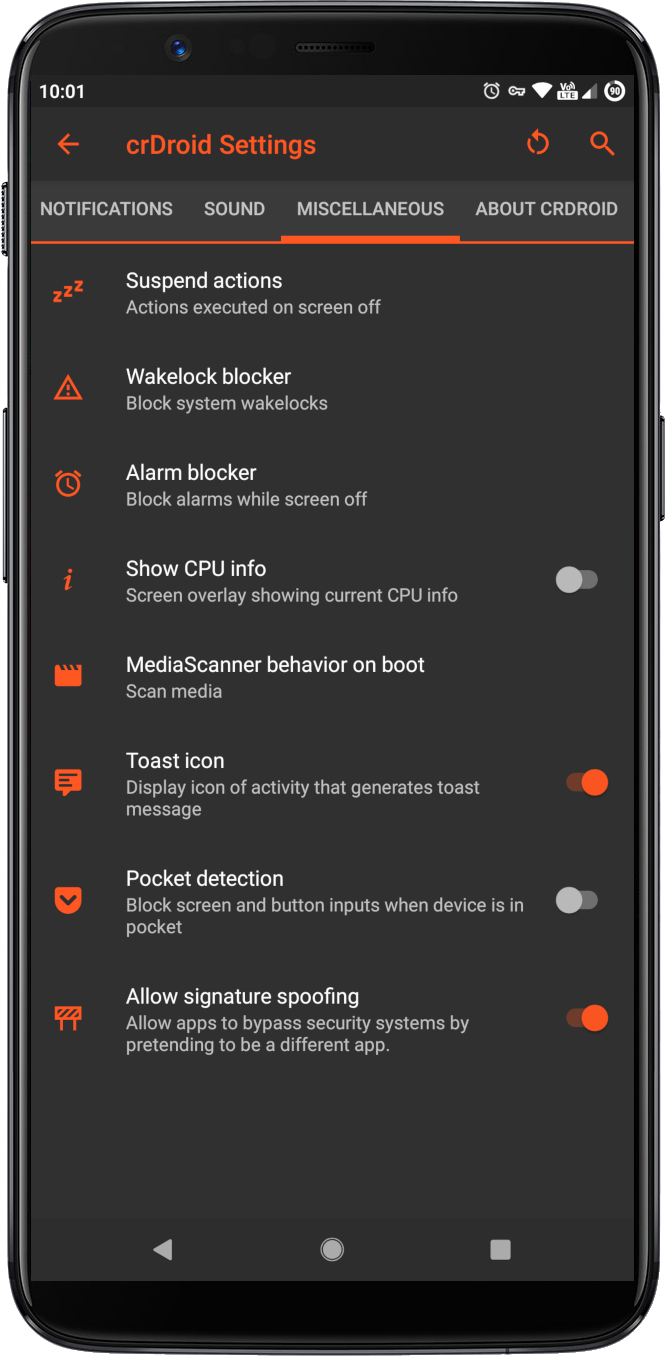 crDroid - MotoX4Custom