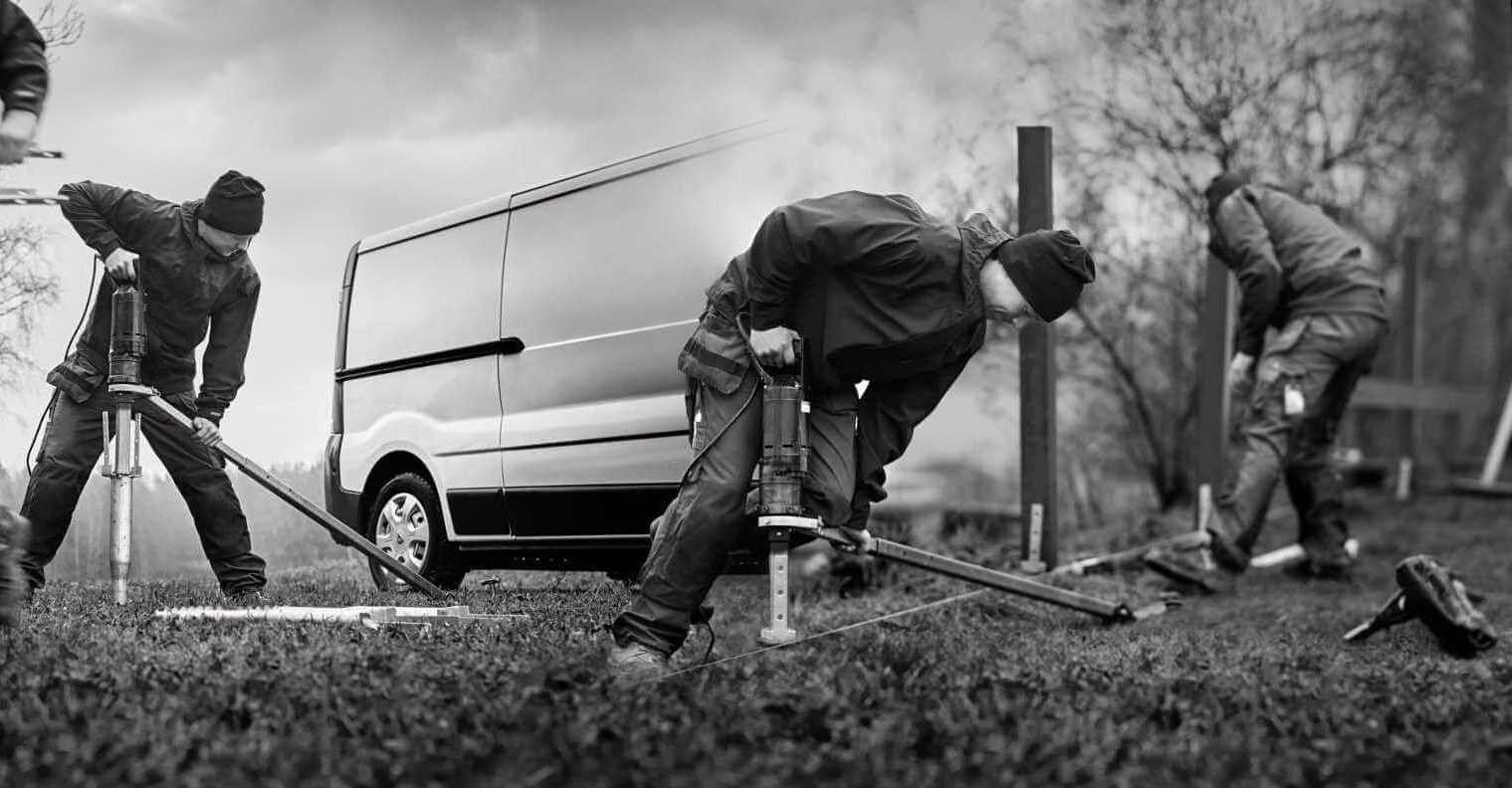 STOPDIGGING Schraubfundemente - Stahlbau