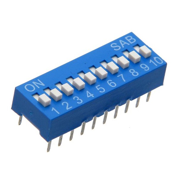 Interruptor DIP (Dipswitch) - Electronica Guatemala SMD