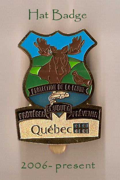 Quebec's Conservation Officer Badges - andred584s jimdo page!