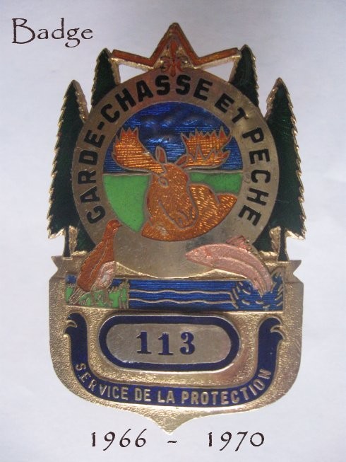 Quebec's Conservation Officer Badges - andred584s jimdo page!