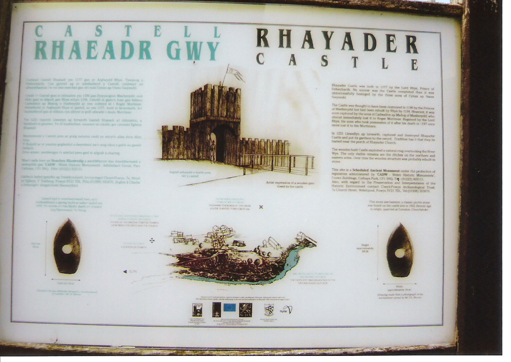 Rhayader 城 - イギリス古城散歩