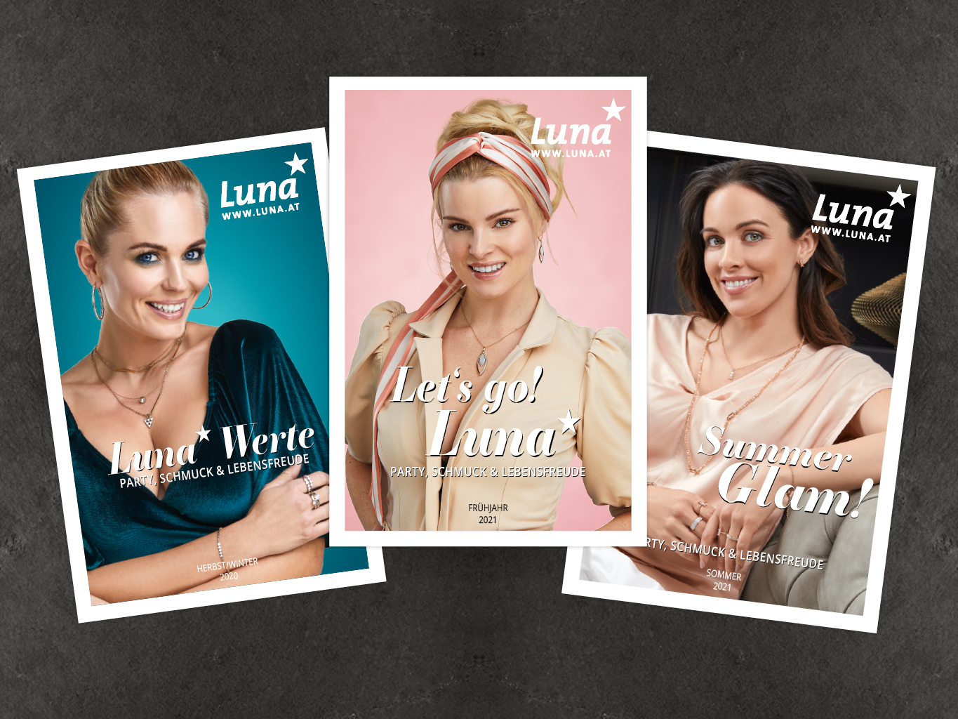 Luna* Schmuck-Kataloge - Emanuel Wiehl Media.Grafik.Design