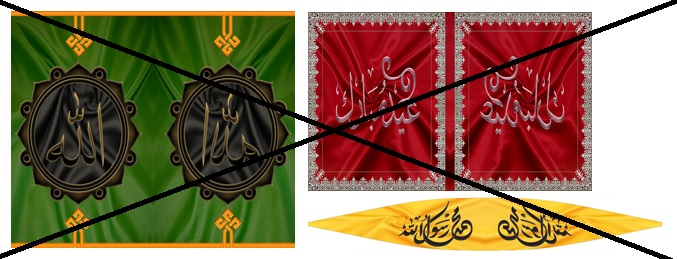 Saracenen - TS Miniaturen Fahnen in 1:72 / 28mm und mehr