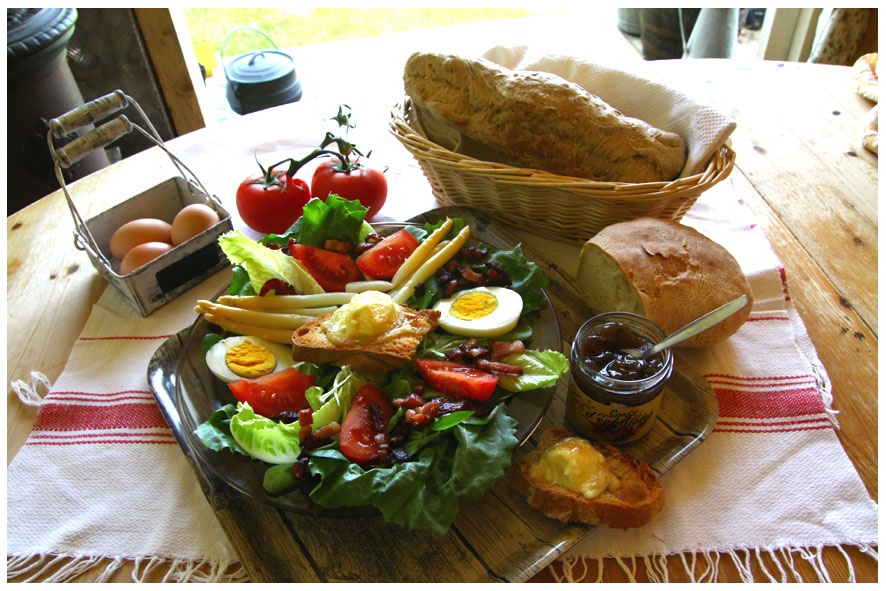 Repas maison avec les produits locaux ou du jardin: - la-praire-de-maguy