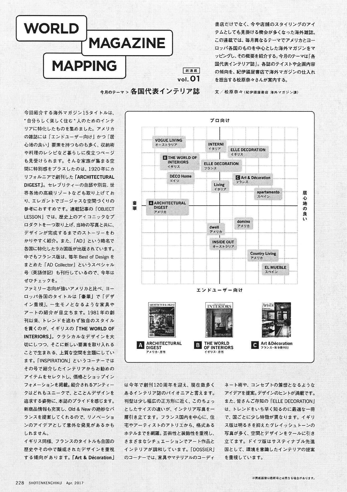WORLD MAGAZINE MAPPING - nana matsubara works / 松原奈々