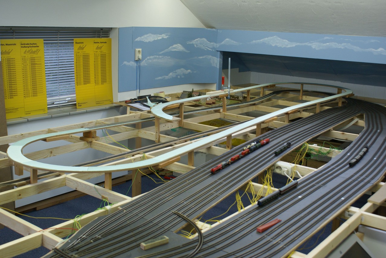 Schaduwstation - Modelspoorbaan Zuid-Limburg