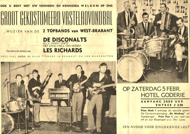 The Disconalts (Roosendaal 1960s) - West-Brabants 60s Rock & Roll Archief