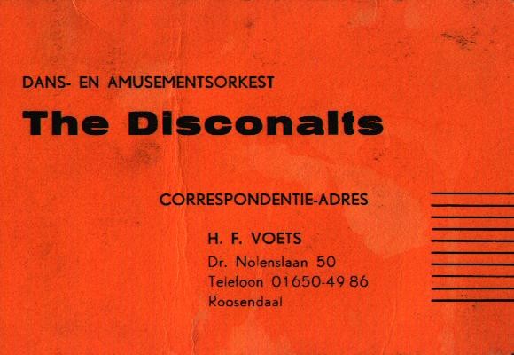 The Disconalts (Roosendaal 1960s) - West-Brabants 60s Rock & Roll Archief