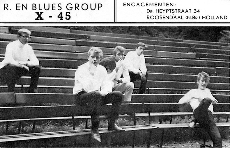 X-45 (Roosendaal 1966-1967) - West-Brabants 60s Rock & Roll Archief