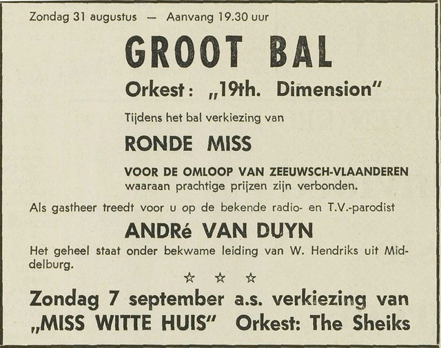 19th Dimension (Bergen op Zoom 1966-1970) - West-Brabants 60s Rock ...