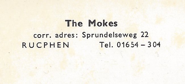 The Mokes (Rucphen) 1960-1964 - West-Brabants 60s Rock & Roll Archief