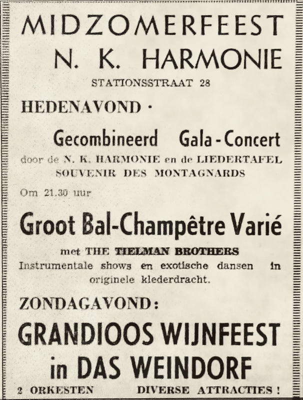 The Tielman Brothers (Breda 1957-1958) - West-Brabants 60s Rock & Roll ...