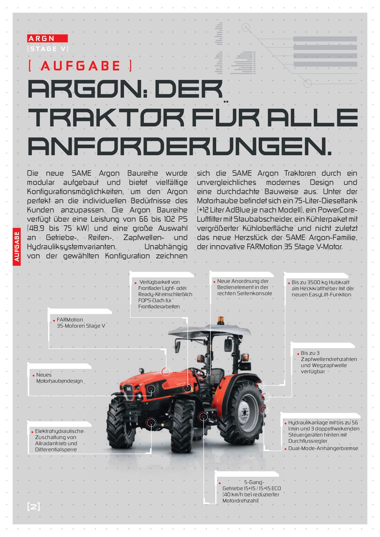 Same Argon 80 - Herrmann und Zulliger AG Garage - Landmaschinen
