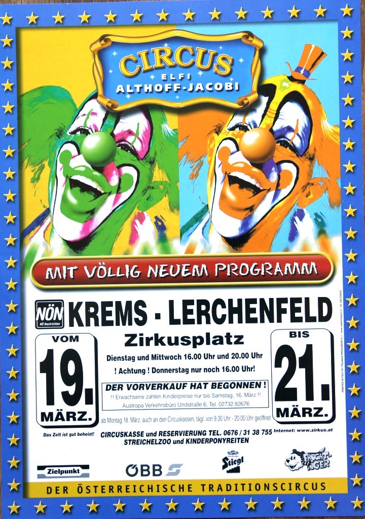 Circus Elfi Althoff-Jacobi ( Dir. Adolf Lehner) - CIRCUS ARCHIV ...