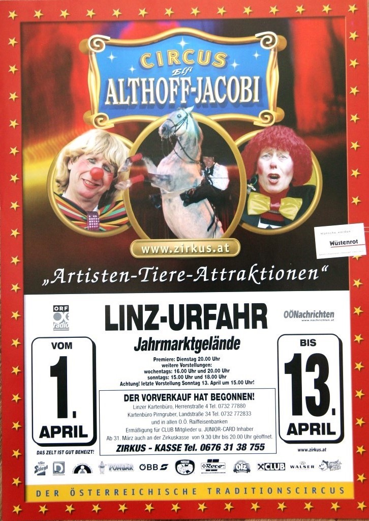 Circus Elfi Althoff-Jacobi ( Dir. Adolf Lehner) - CIRCUS ARCHIV ...