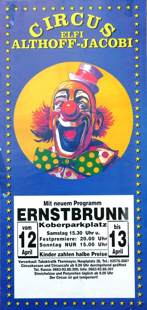 Circus Elfi Althoff-Jacobi ( Dir. Adolf Lehner) - CIRCUS ARCHIV ...