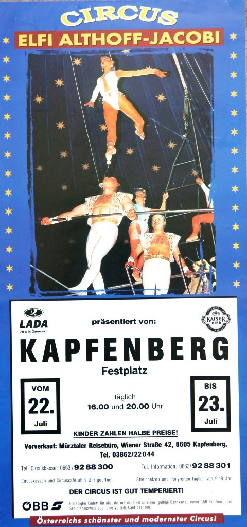 Circus Elfi Althoff-Jacobi ( Dir. Adolf Lehner) - CIRCUS ARCHIV ...