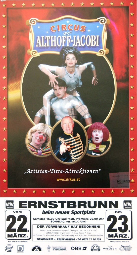 Circus Elfi Althoff-Jacobi ( Dir. Adolf Lehner) - CIRCUS ARCHIV ...