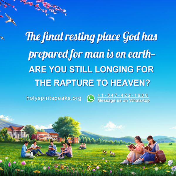 The final resting place God has prepared for man is on earth—are you ...