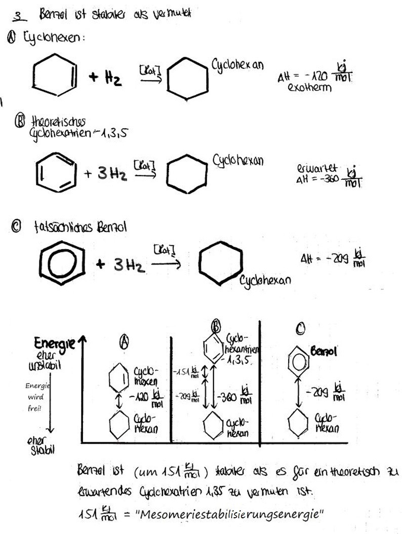 Ben 02 Besonderheiten des Benzols - Chemiestunde bei Herrn Griesar