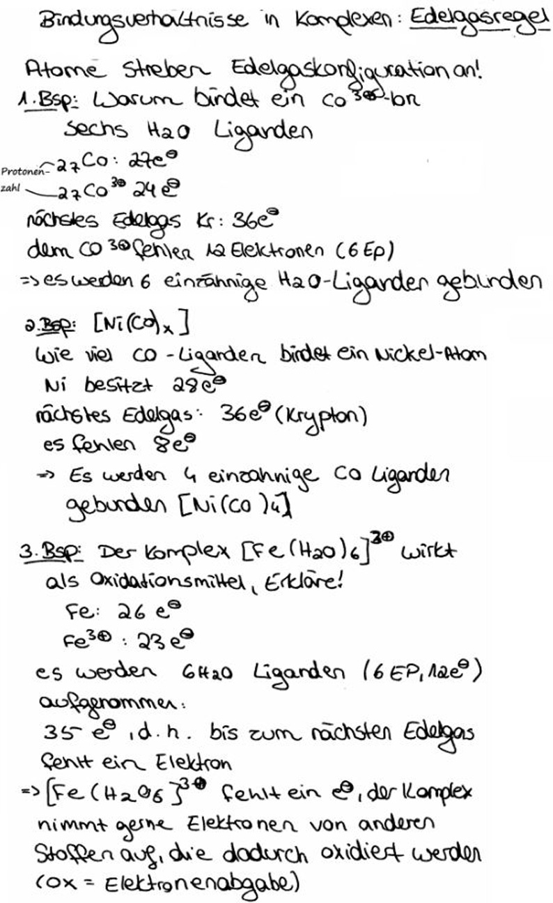 Komplexverbindungen als Verbindungen "zweiter Ordnung" und die ...