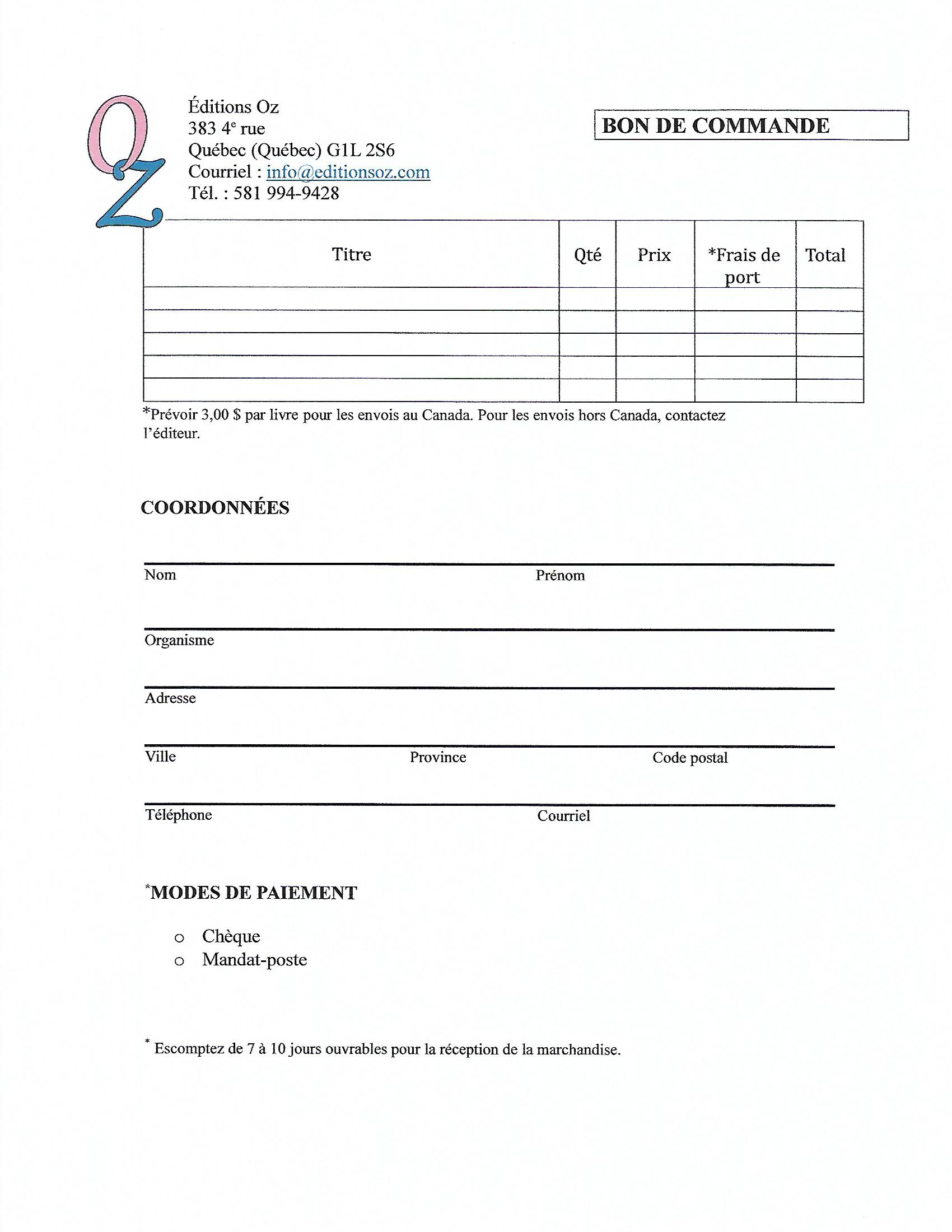 Lnea Bon De Commande En savoir plus