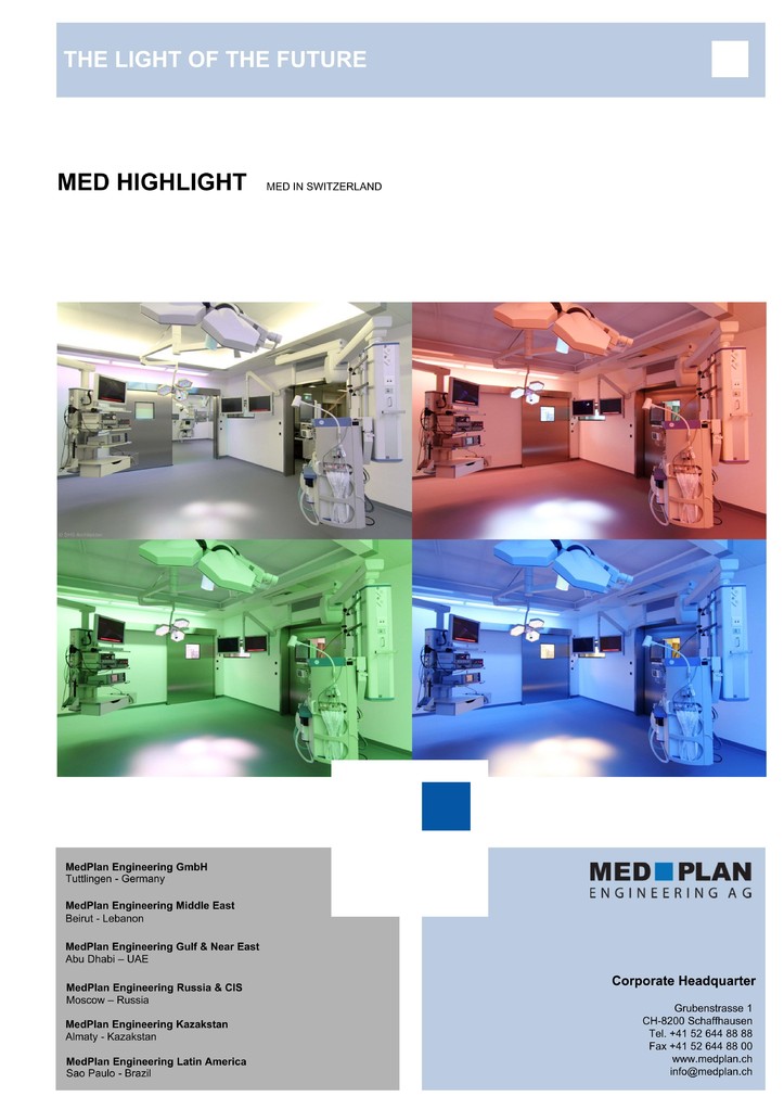Products - MedPlan Engineering AG
