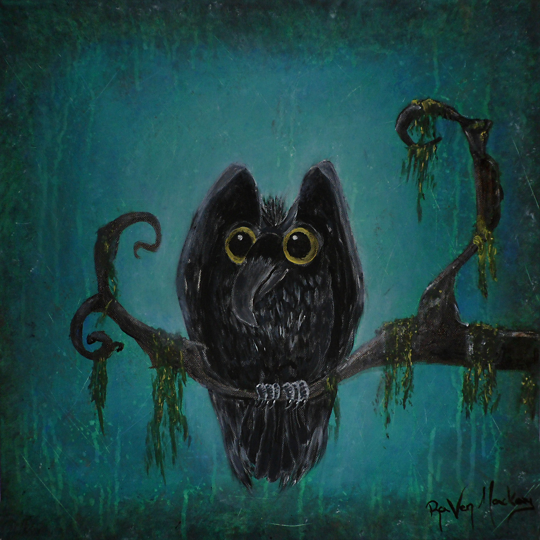 Swamp Raven - raven-mackay-art