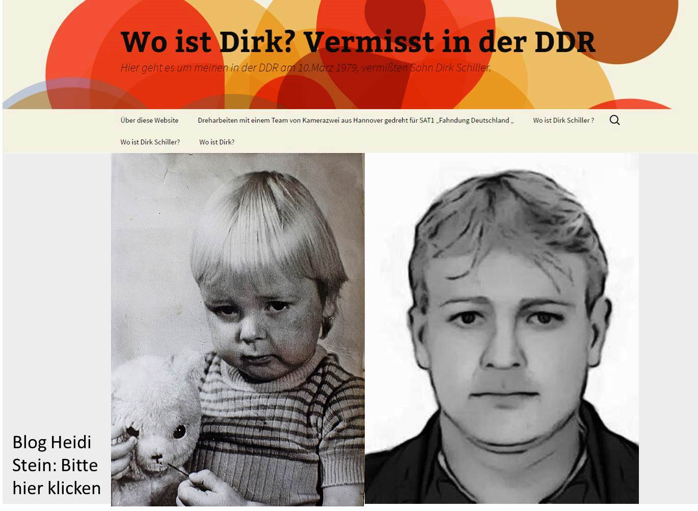 Vermisst seit 37 Jahren: Der Fall Dirk Schiller - Zwangsadoptions-Webseite!