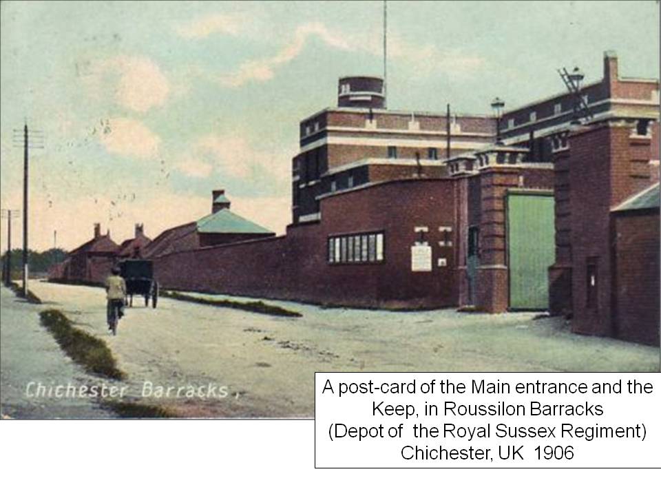 (21) BARRACKS & POSTINGS - The Orange Lilies - The Royal Sussex Regiment