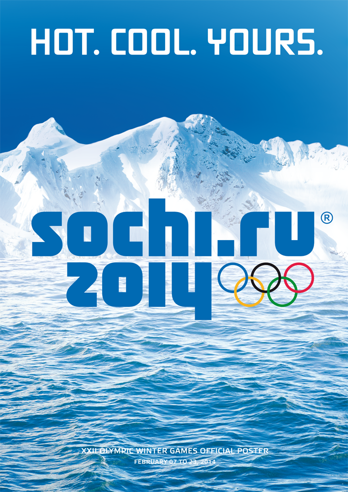 Sochi 2014 – Official Poster - theolympicdesign – Olympic Design Webseite!