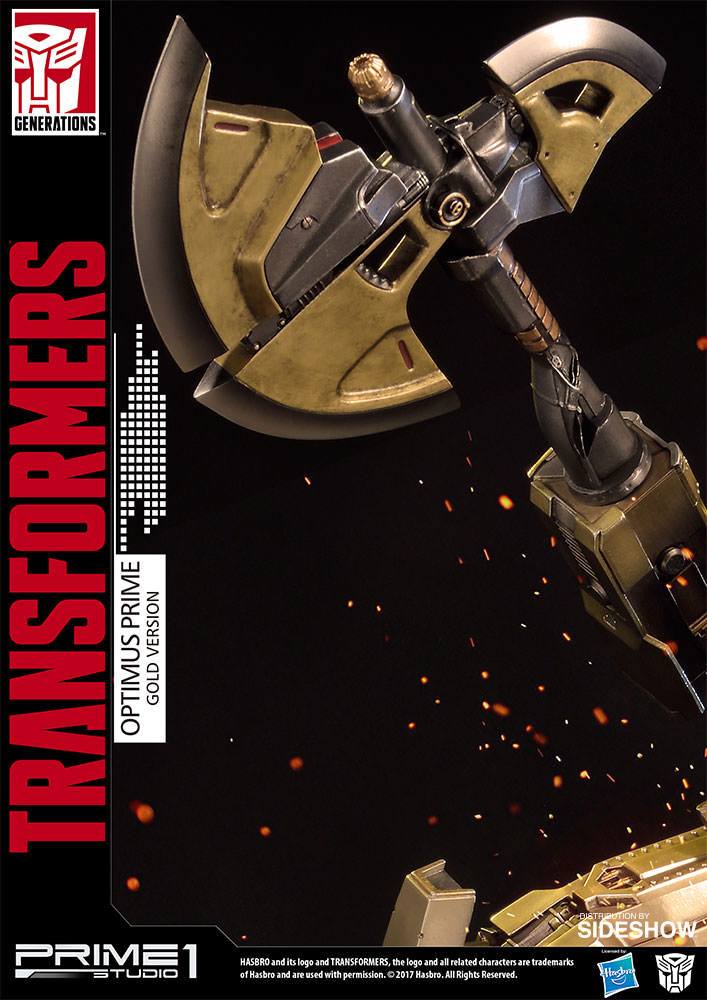 Transformers Generation 1 Statue Optimus Prime Gold Version 61 cm ...