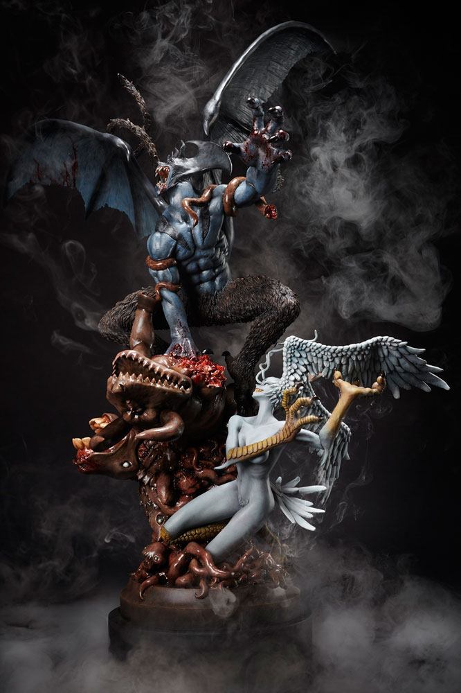 Devilman Crybaby Statue Devilman Real Color Version 70 cm - Figuren und ...