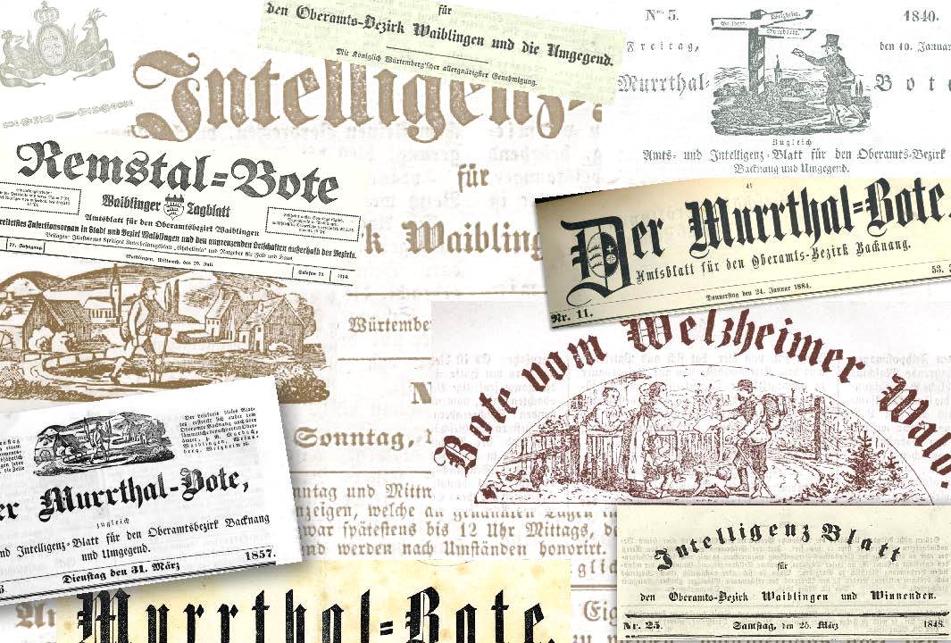Historische Zeitungen aus dem Rems-Murr-Kreis - kreisarchivs Webseite!