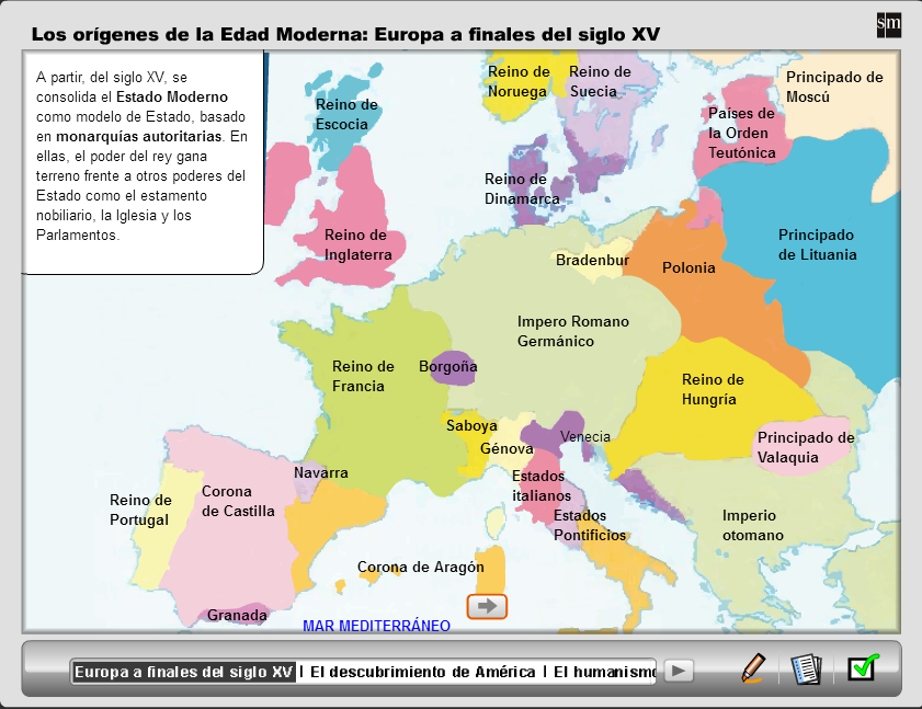 LA EDAD MODERNA - Página web de deviajeporlahistoria
