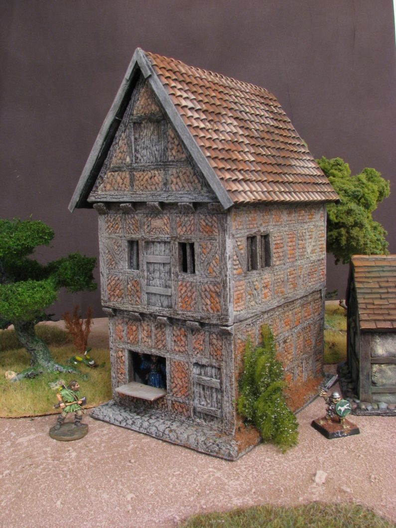 Fachwerkhaus (Falkenwelt, 25 – 32mm Maßstab) - Modellschmiede Hämelerwald