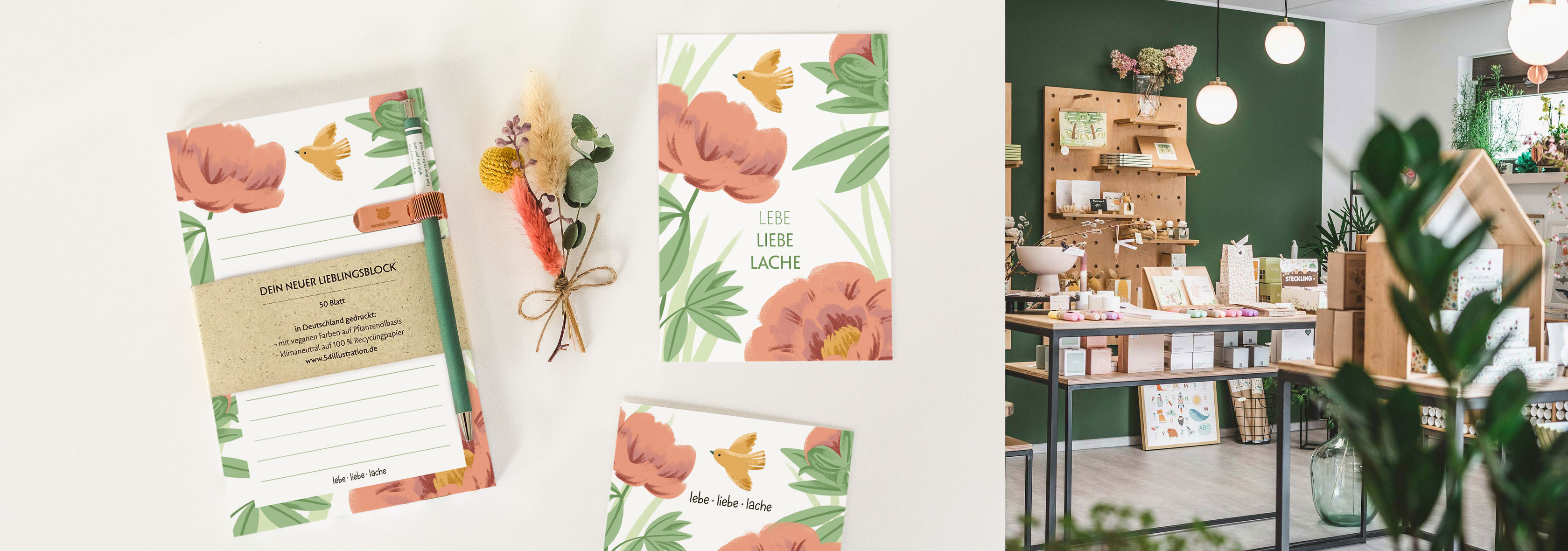 Tiere des Waldes - Vierundfünfzig Illustration