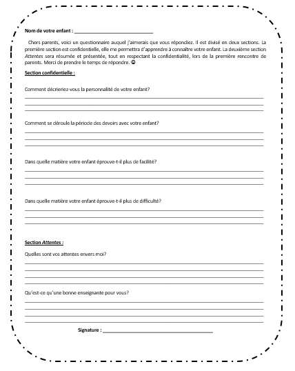Une rencontre de parents qui est organisée et efficace… - Site de ...