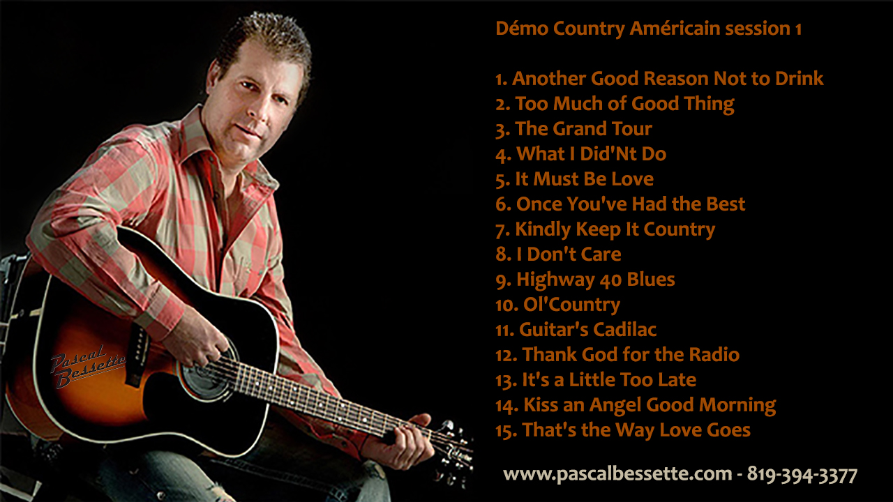 Boutique - Pascal Bessette, chanteur country