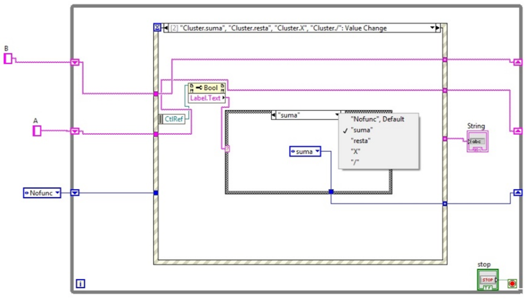 CALCULADORA EN LABVIEW - Página web de nomsedelelectronica