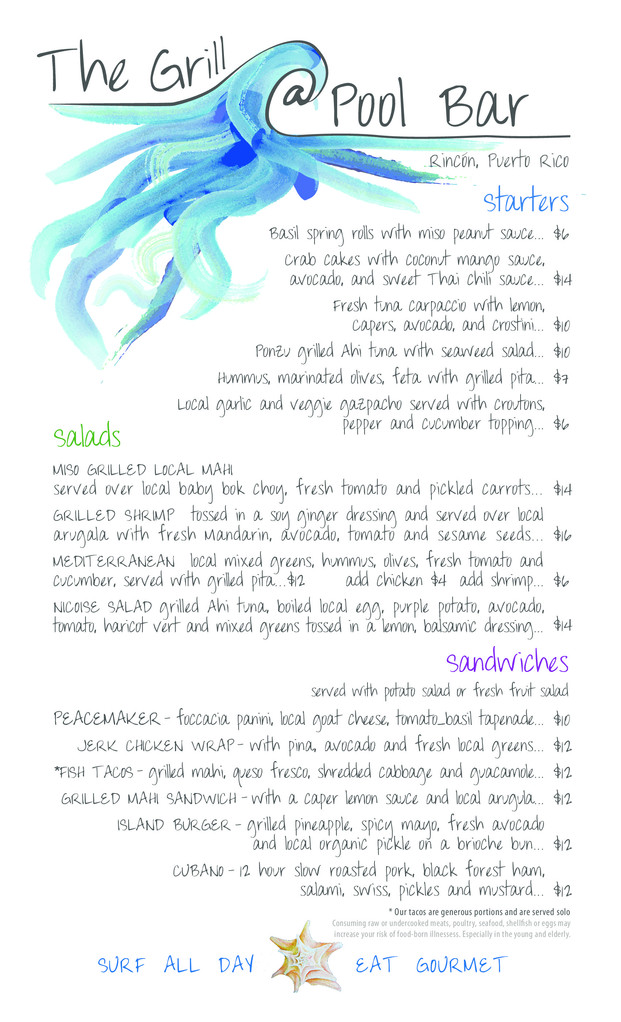 Rincon Restaurant Sample Menus - The Tourism Association of Rincon ...