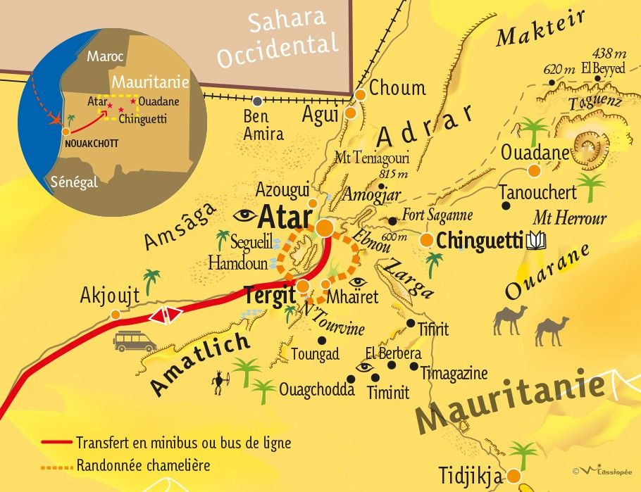 Some of our tours in Mauritania - Atar Voyages